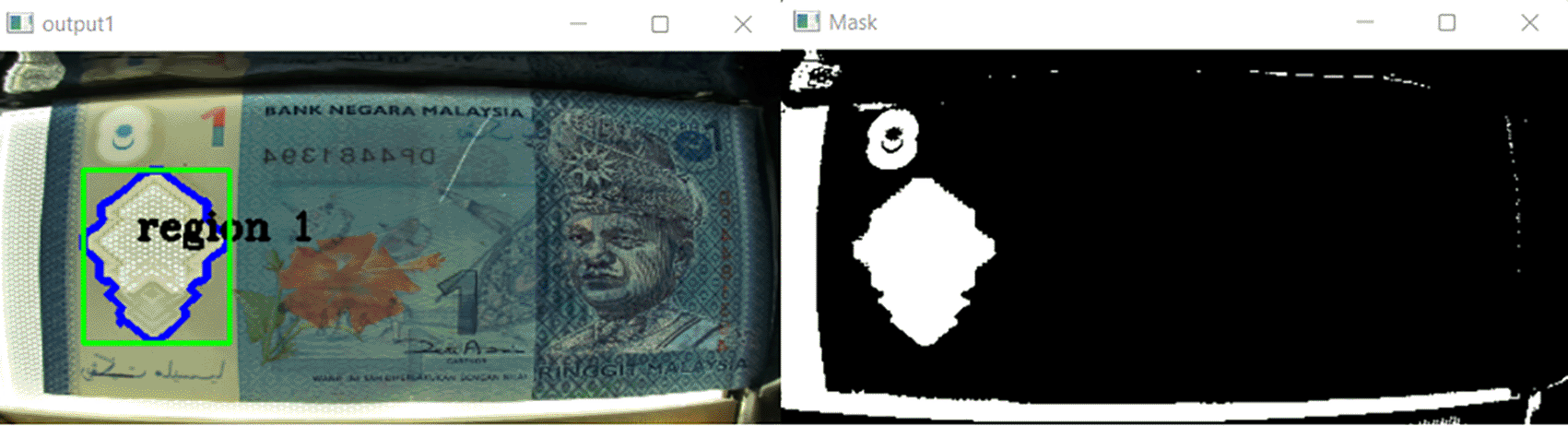 One- and Five-Ringgit Malaysia banknotes reader... | F1000Research