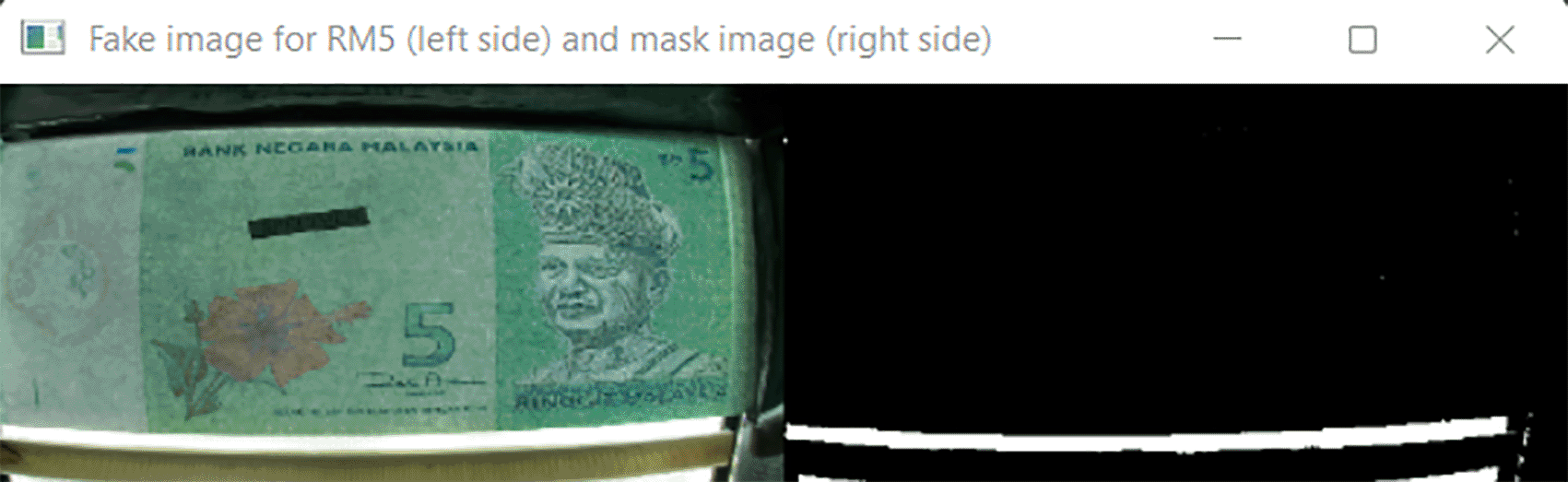 One- and Five-Ringgit Malaysia banknotes reader... | F1000Research